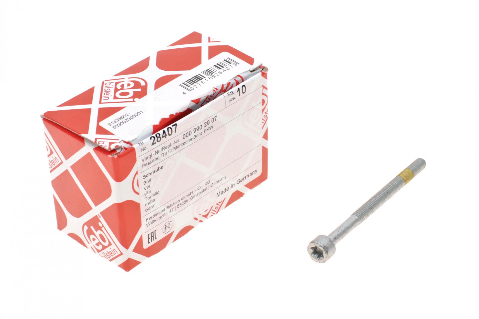 Болт крепления форсунки MB Sprinter 906 CDI 2006- 28407 FEBI (Германия ...