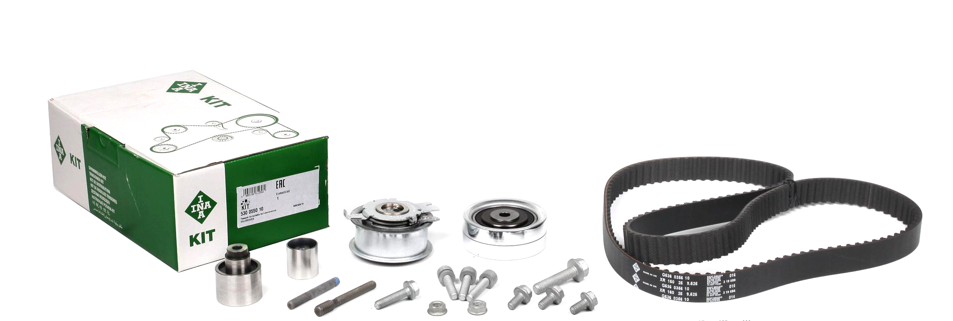 Комплект ГРМ VW Caddy III 1.6TDI/2.0TDI 10- 530055010 INA (Германия ...